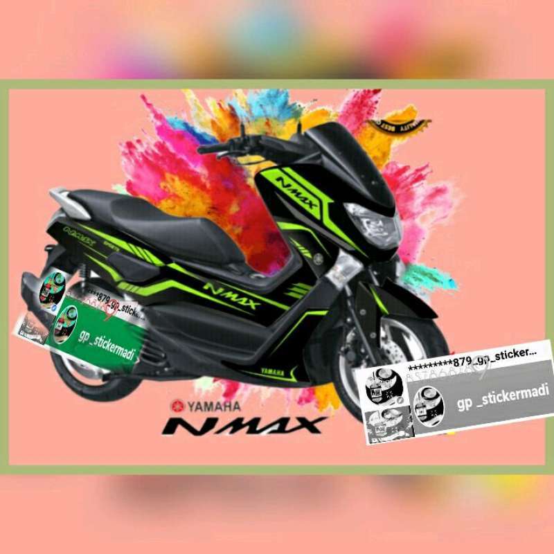 Jual Stiker Decal Motor Yamaha NMAX New Fullbody Stiker Racing ...