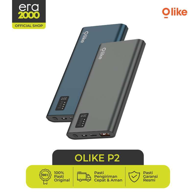 Promo Olike PowerBank 10000mAh 3A Dual Output Port USB & Type-C ...