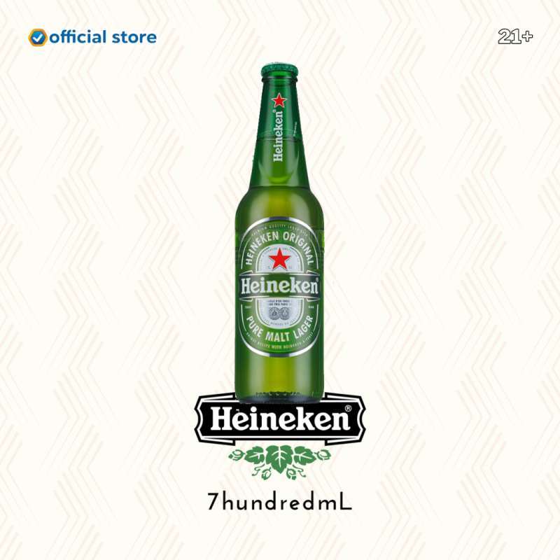 Promo Heineken - Original Pure Malt Lager Beer 330mL (Bottle) Diskon 25 ...