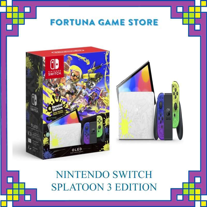 Jual Nintendo Switch OLED Splatoon 3 Edition Console di Seller Fortuna ...