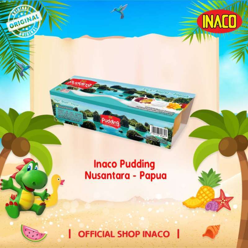 Jual Inaco pudding Nusantara cemilan enak dan murah 1 pak isi 3 cup dgn ...