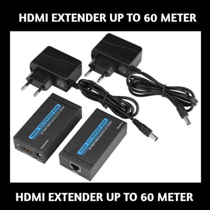 Promo Hdmi Extender 60 Meter Up To 60 Meter Diskon 10% di Seller Valmai ...