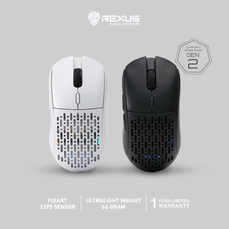 Jual Rexus PRO Mouse Wireless Gaming Daxa Air IV Daxa Air 4 Gen 2 di ...