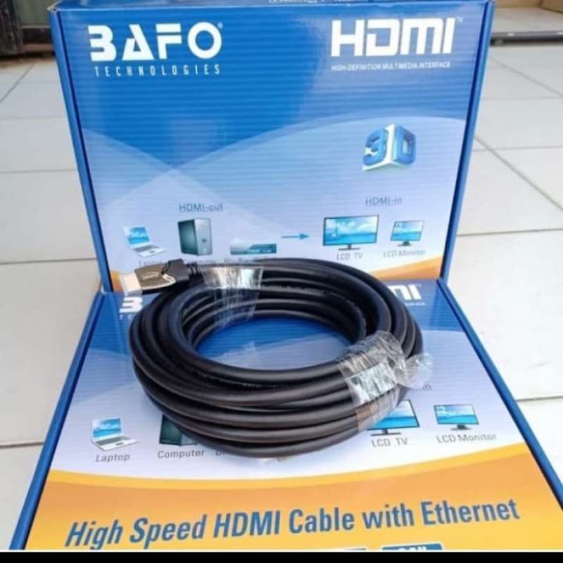 Promo Kabel Hdmi 5 Meter Bafo Hdmi To Hdmi Diskon 10% di Seller ALEXAMIRO STORE - Cengkareng ...