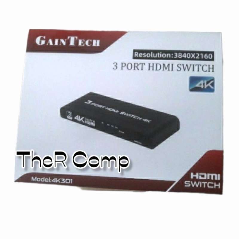 Promo Hdmi Switch 3 Port Gaintech Adaptor Diskon 10% di Seller Ghazlan ...