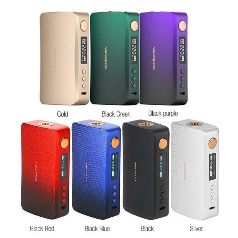 Jual Vaporesso Gen Mod 220W TC Box Mod 100% Authentic - BLACK GREEN di ...