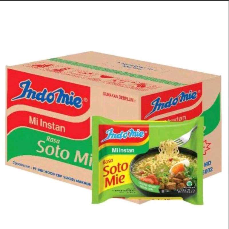 Promo Indomie Soto Mie Instant 70gr 40pcs 1 dus | 1 karton Diskon 3% di ...
