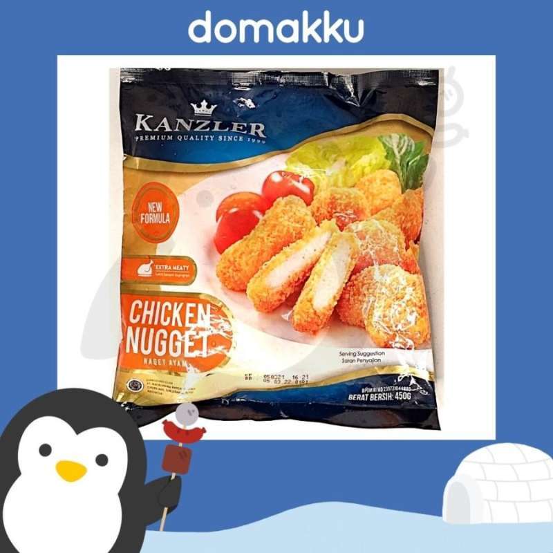 Jual Kanzler Chicken Nugget Original (Naget Ayam) 450gr, Makanan Beku ...