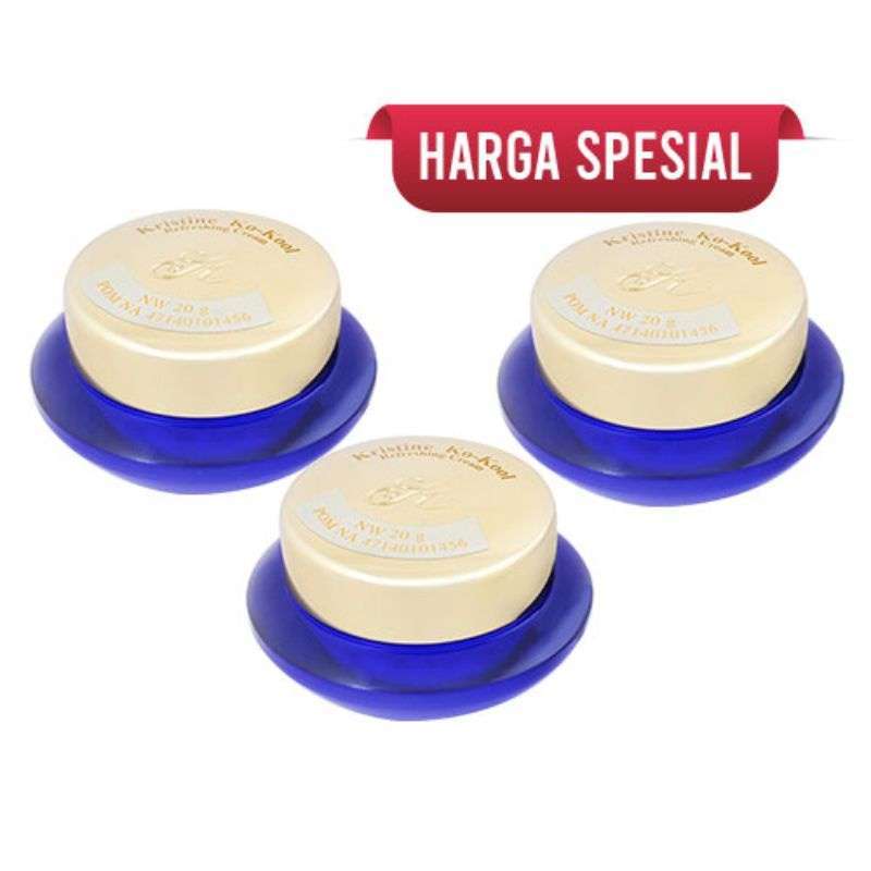 Jual Kristine Ko-Kool Pearl Nourish Cream / Refreshing Cream Krim ...