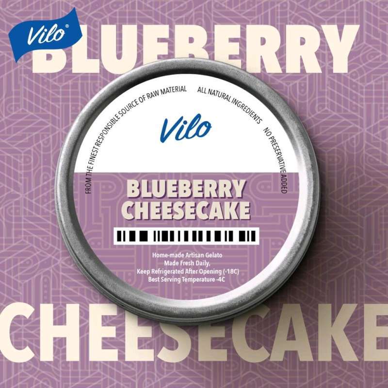 Jual Vilo Gelato Blueberry Cheesecake [250ML] di Seller Vilo Gelato ...
