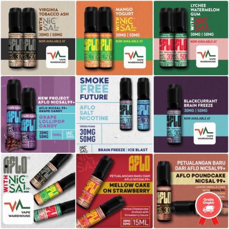 Jual Aflo Liquid Nicsal Saltnic By Movi di Seller EDOGAWA STORE ...