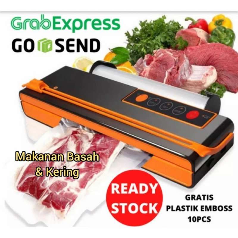 Promo Pompa Vacuum Sealer Makanan Basah Kering Packing Machine ...