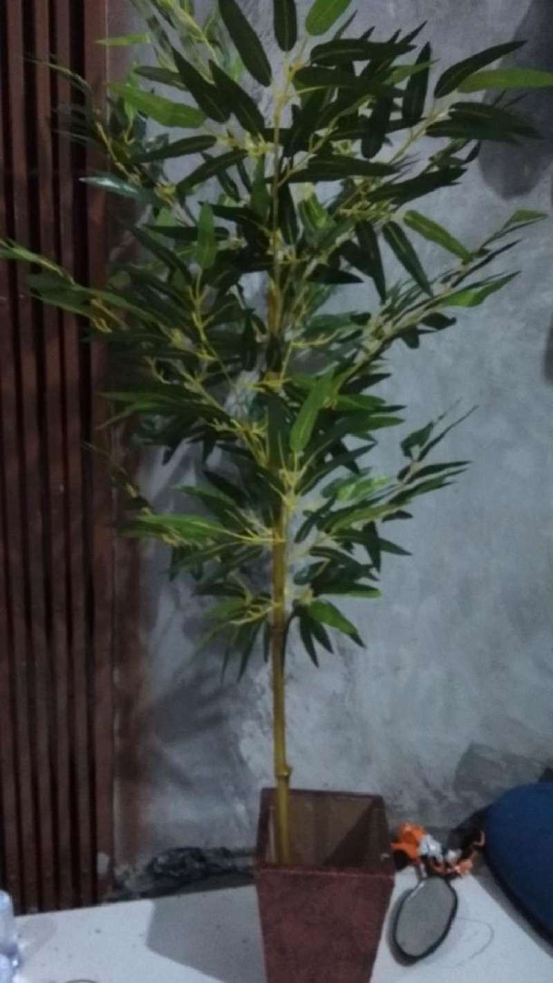 Jual pohon bambu plastik /bunga plastik di Seller Fatih Bunga Dekorasi ...