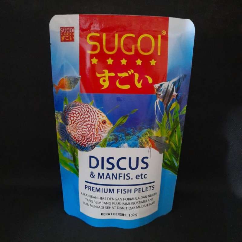 Jual pelet sugoi discus & manfish, etc 100g di Seller SugoiPremium ...