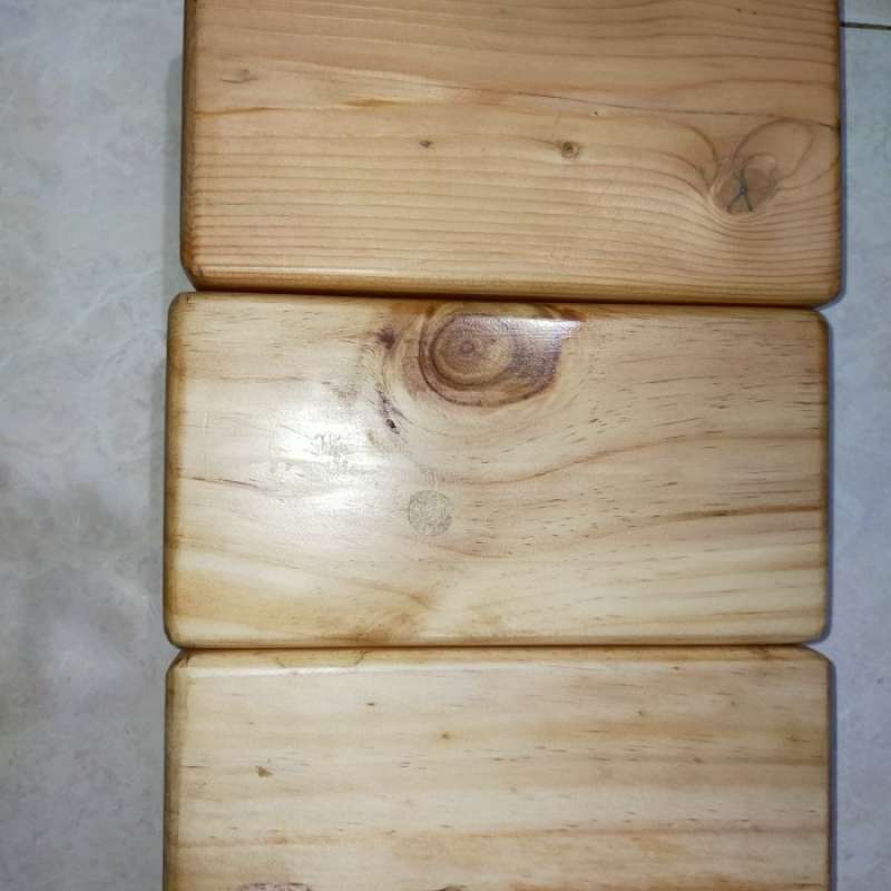 Jual YOGA BLOCK/BALOK KAYU/WOOD SOLID/BALOK YOGA KAYU TANPA SAMBUNGAN ...