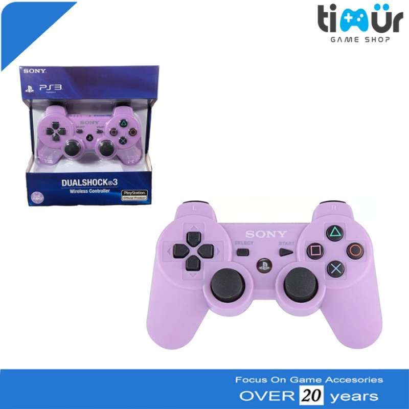 Jual Stik Stick Controller PS3 Wireless Original Ori Pabrik Warna Ungu ...