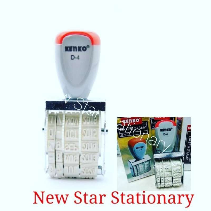 Jual Stamp Stempel Tanggal D4 Kenko di Seller New Star Stationary ...