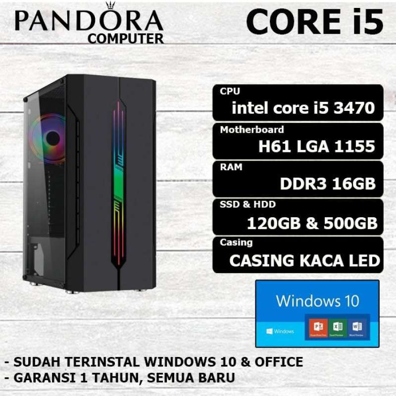 Jual CPU Komputer Core i5 | Ram 16GB Bergaransi di Seller Cullen darrel ...