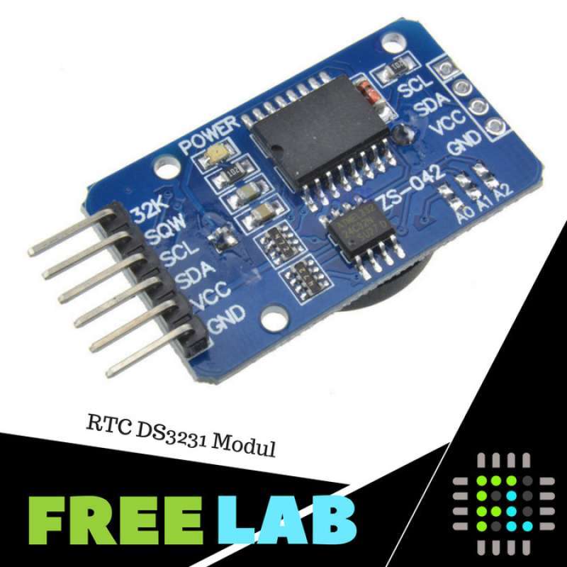Jual Ds3231 I2C Rtc Real Time Clock Module + Baterai di Seller EDOGAWA STORE - Kalibata, Kota ...