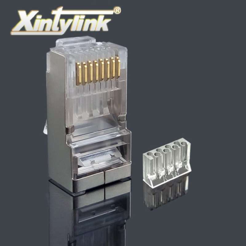 Jual Xintylink Cat6 Rj45 Connector Ethernet Cab Plug Shielded di Seller ...