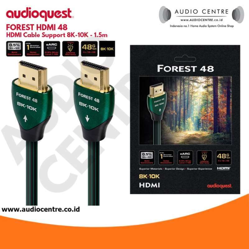 Jual Audioquest Forest 48 HDMI Cable support 4K 8K 10K support ps 5 ...