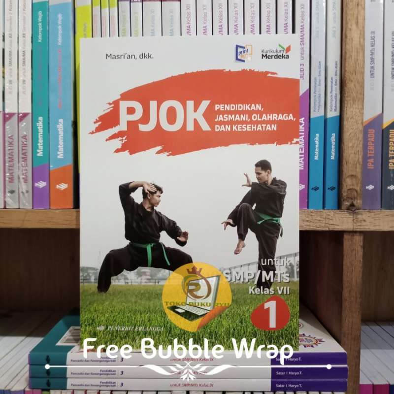 Promo BUKU PJOK PENDIDIKAN JASMANI KELAS 1 SMP KURIKULUM MERDEKA ERLANGGA Diskon 25% di Seller ...
