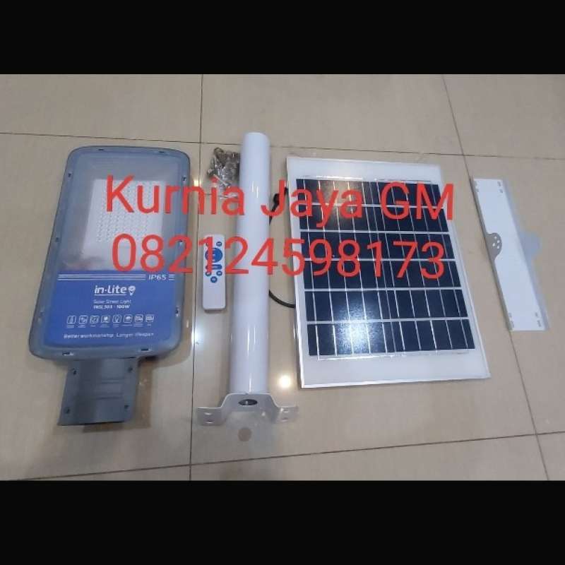 Promo Inlite Pju Solar Street Light Led 12watt 20watt Insl303 Lampu ...