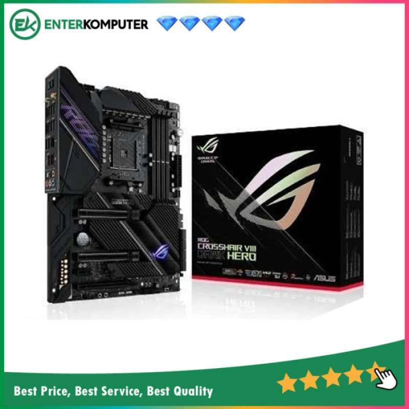 Jual Asus ROG CROSSHAIR VIII Dark Hero (AM4, AMD Premium X570, DDR4) di Seller Cullen darrel ...