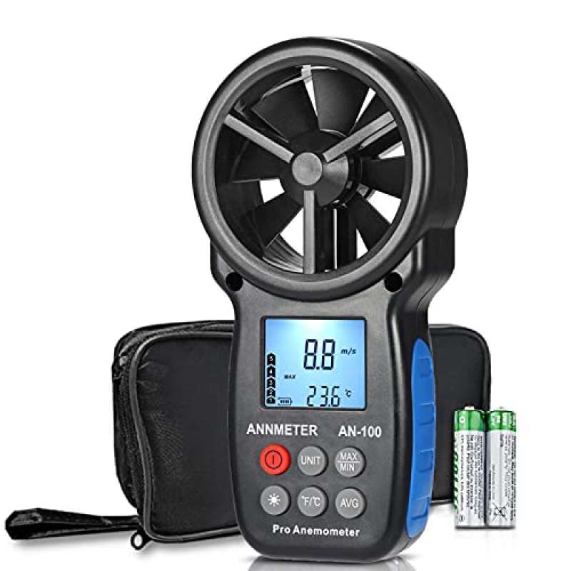 Promo Digital Anemometer,Handheld Wind Speed Meter,Airflow Gauge ...