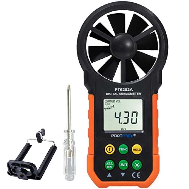 Promo Protmex PT6252A Digital Anemometer Testers Meters Handheld LCD ...