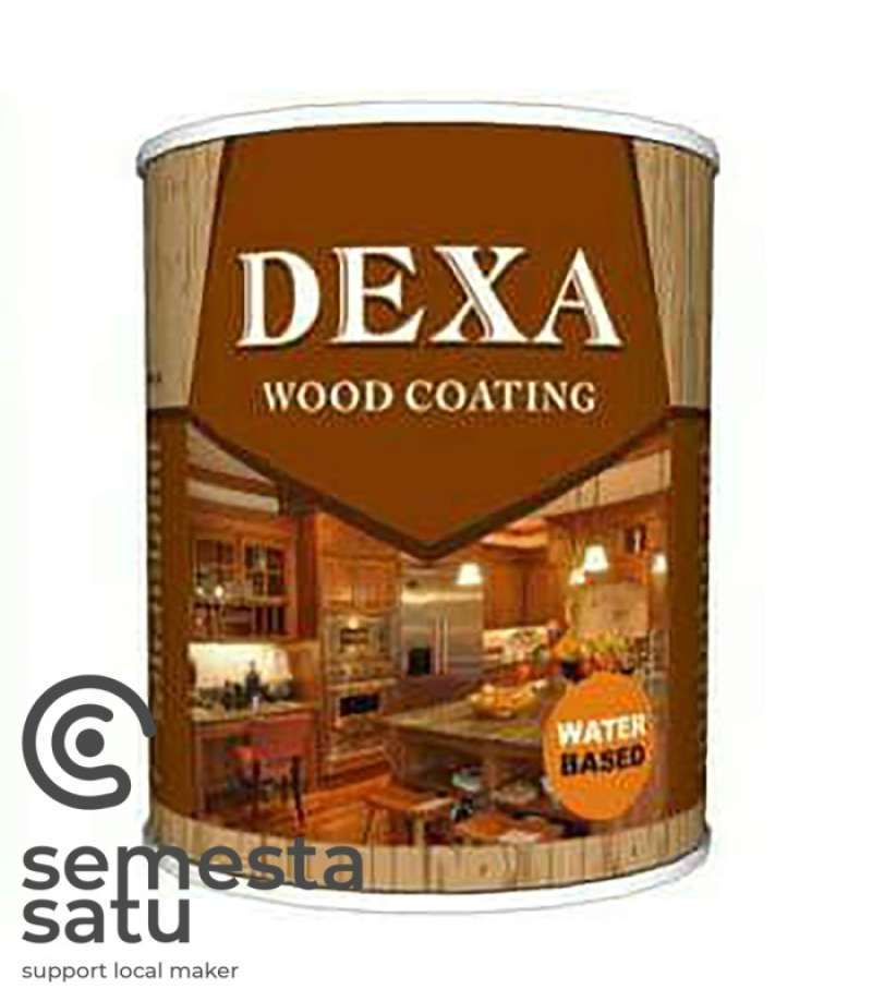 Jual Finishing kayu plitur air waterbased Dexa woodstain - Teak di ...