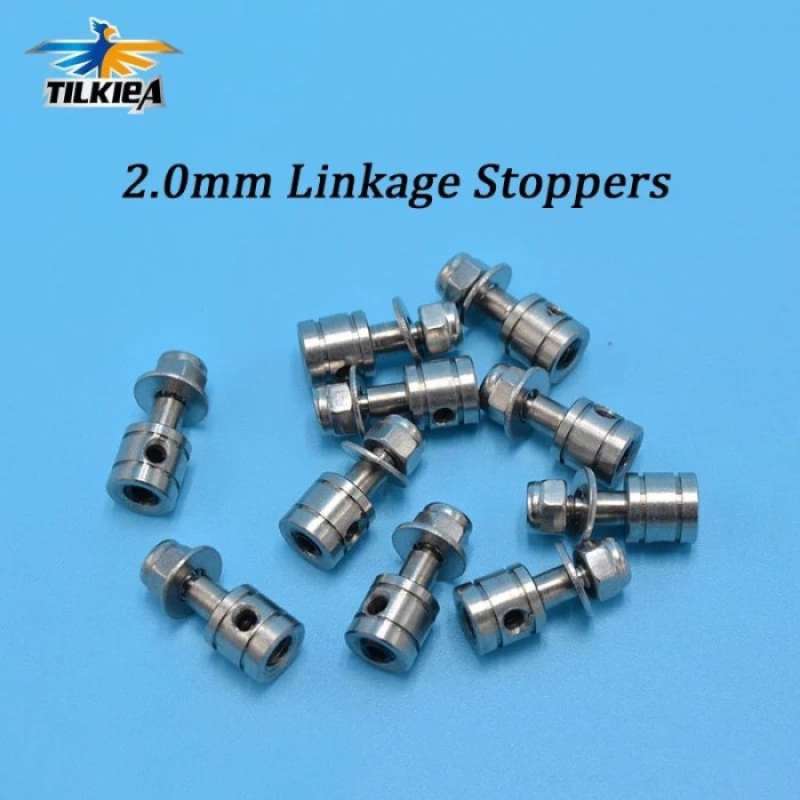 Promo Rc Boat Servo Rod Connectors 2mm Push Rod Adapter Linkage Stopper ...