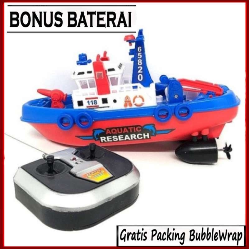 Promo Mainan RC Kapal Perahu / Remote Control Water Jet Boat Diskon 15% ...