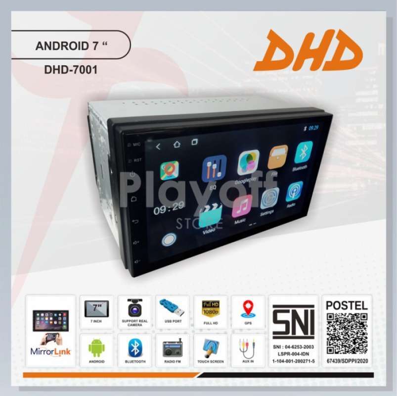 Promo HEAD UNIT ANDROID 7 INCH DOUBLE DIN DHD-7001 Diskon 6% di Seller ...