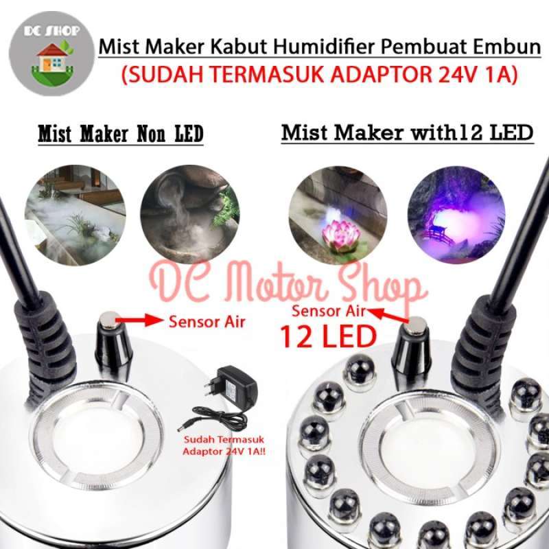 Promo Mist Maker Mesin Kabut Humidifier Pembuat Embun Fogger Uap ...