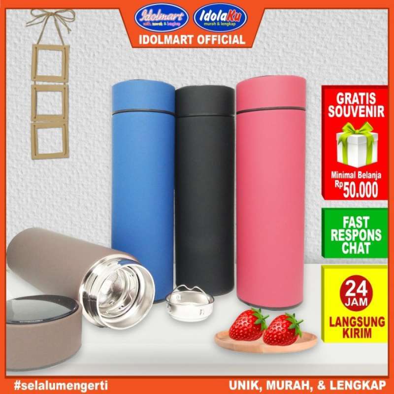 Promo Free Ongkir Idolmart Termos Suhu - Termos Air Panas Led Display ...