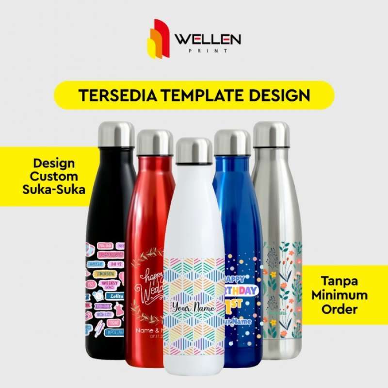 Promo Free Ongkir Tumbler Bowling Print Uv Custom Nama / Cetak Botol ...