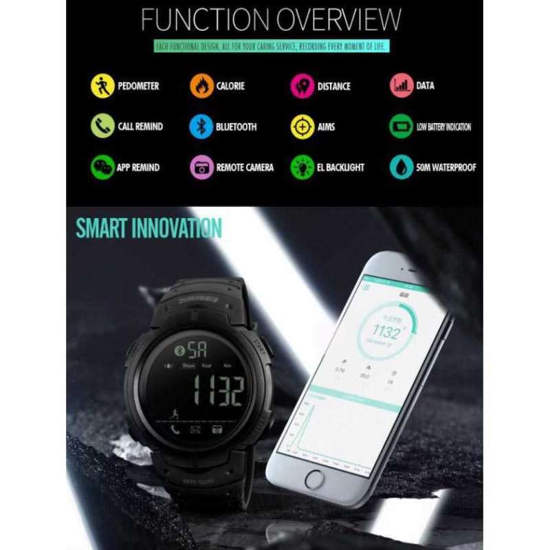 Promo Jam Tangan Olahraga Smartwatch Bluetooth - 1301 Diskon 17% Di ...