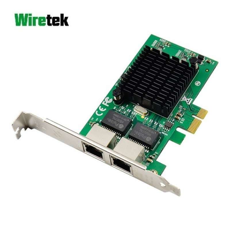 Jual PCI Express LAN Dual Gigabit Ethernet NIC WIRETEK di Seller Cullen ...