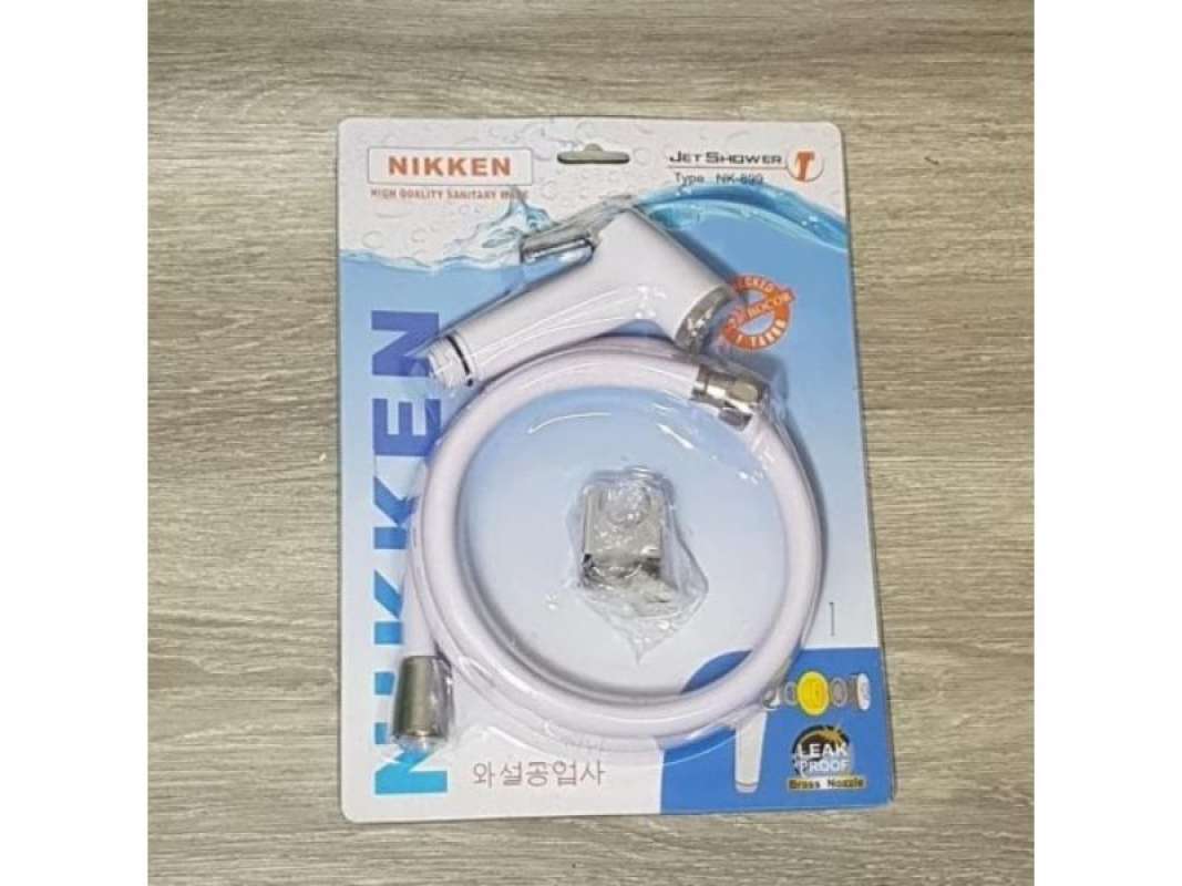 Jual Kran Shower Cebok Toilet Semprotan Air WC Nikken NK-899 Jet Shower ...