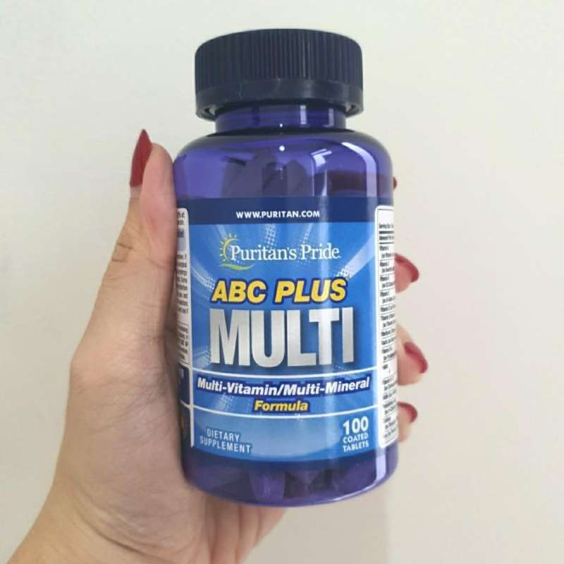 Jual puritan's puritan puritans pride abc plus multi multivitamin 100 ...