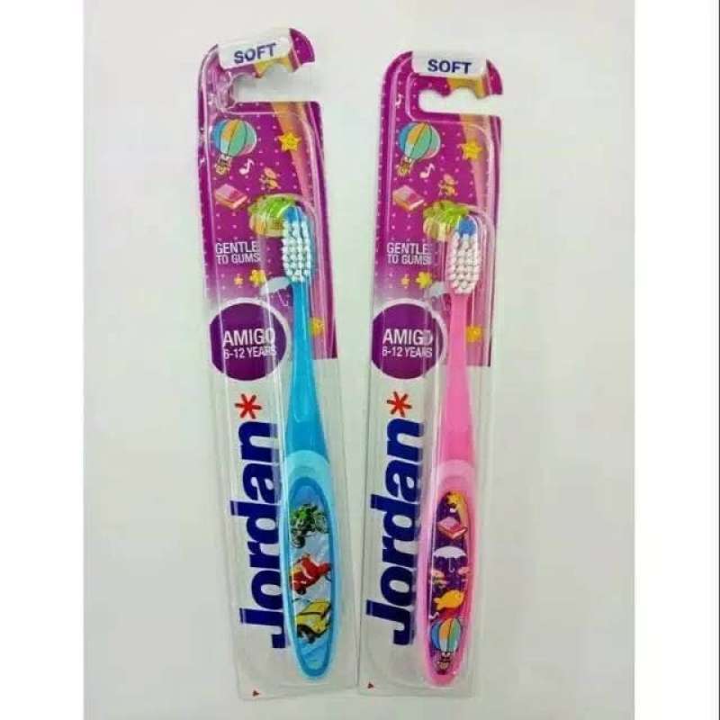 Jual Sikat Gigi Anak Jordan Amigo 6 - 12 Tahun. Soft/jordan Toothbrush ...