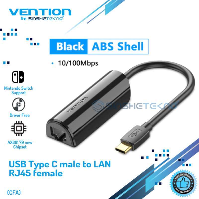 Promo Vention Usb Type C To Lan Rj45 Gigabit Ethernet Network Internet ...