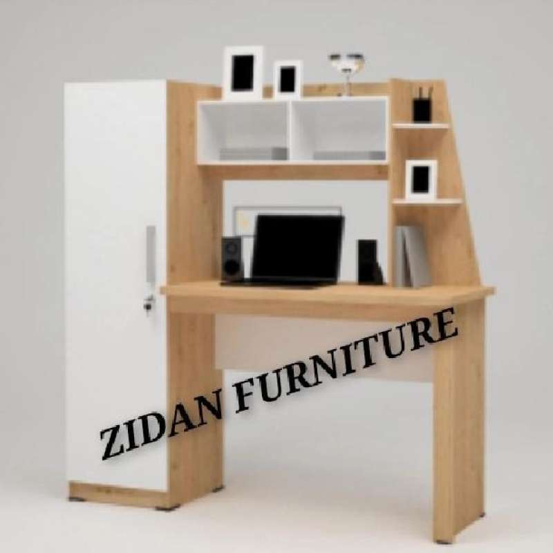 Jual meja belajar/buat kerja plus dengan raknya di Seller Zidan ...