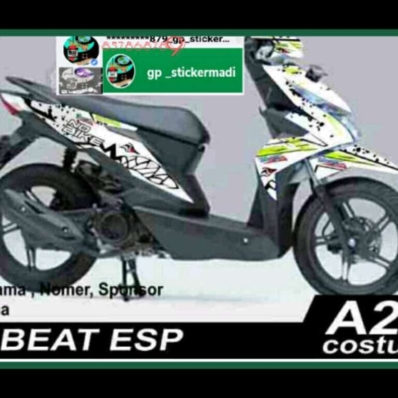 Jual Stiker Full Body Beat Beat Karbu FI FI ESP Beat Deluxe Street ...