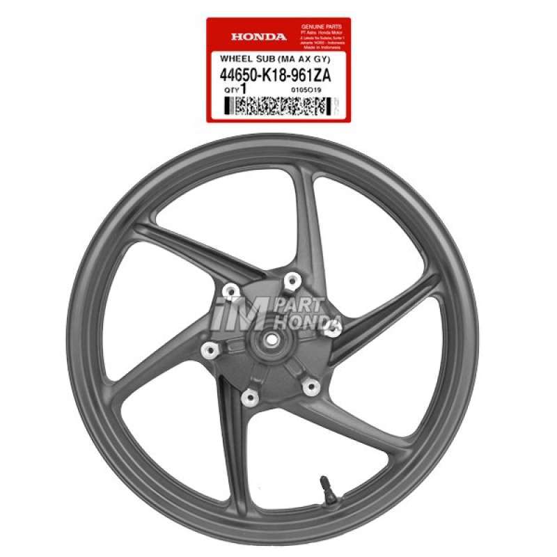 Jual Ahm 44650-k18-961za Velg Racing Depan Cb150 Verza Di Seller Im ...