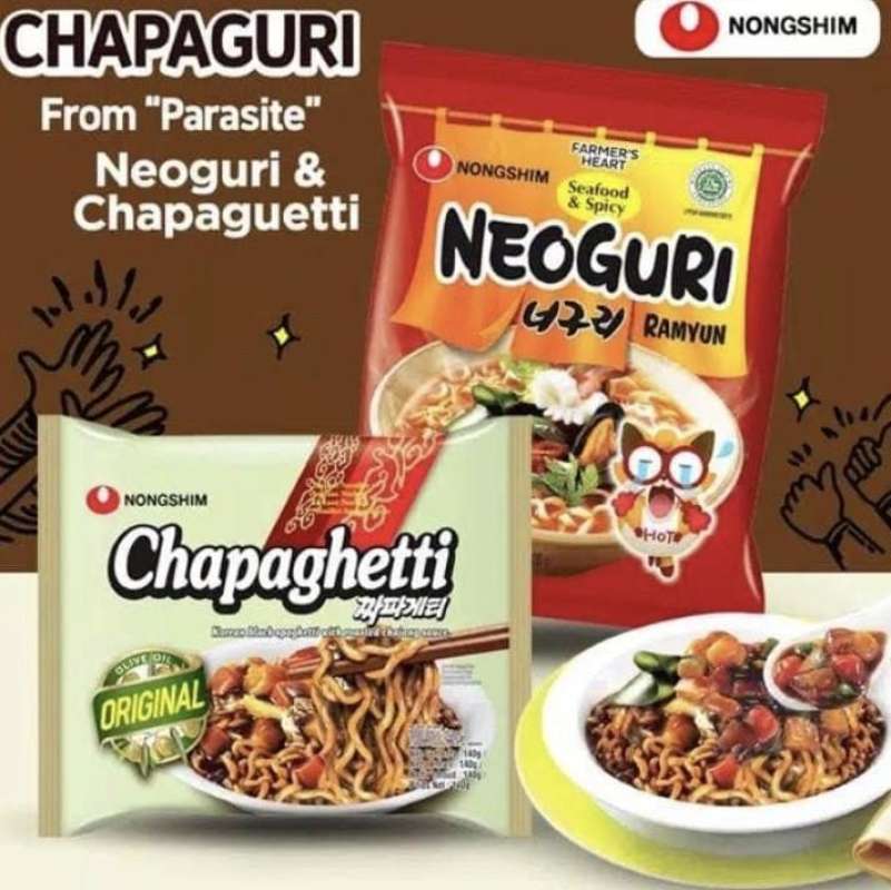 Jual Nongshim Chapaghetti Noodle & Nongshim Neoguri Noodle Korea di ...