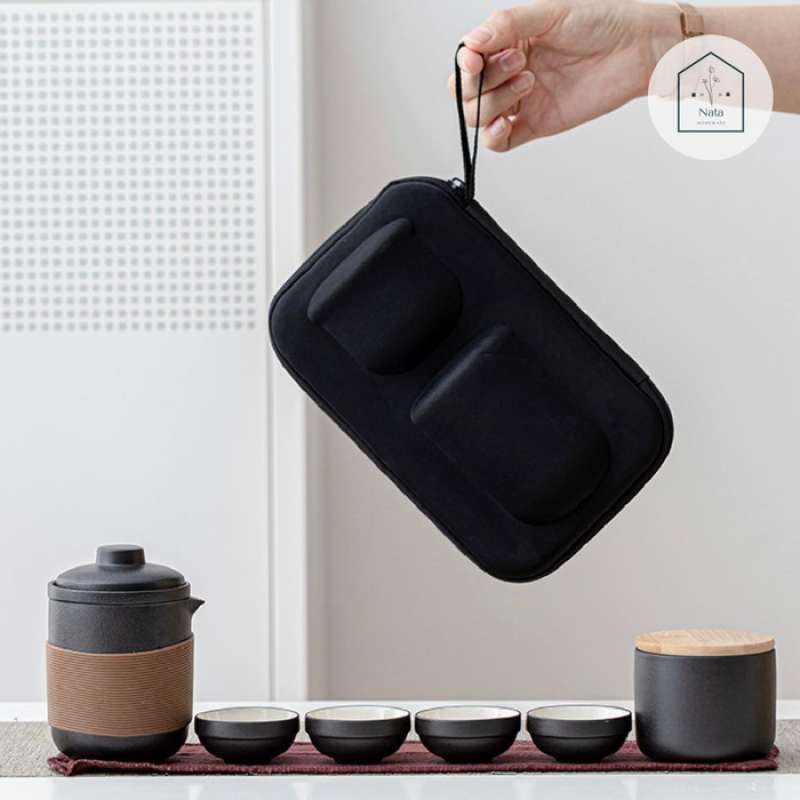 Promo TEA SET POT + TRAVEL POUCH / TEKO TEH / TEKO TEH ONSEN / WADAH ...