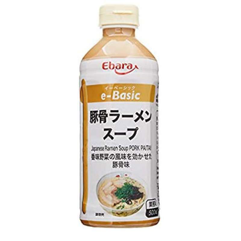 Jual Ebara E-basic Tonkotsu Ramen Soup 500ml /japanese Ramen Soup Pork Ribs Di Seller Caprilin ...