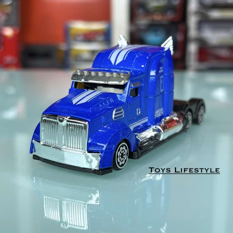 Promo Mobil Truck Diecast Heavy Truck Seperti Transformer Optimus Prime ...